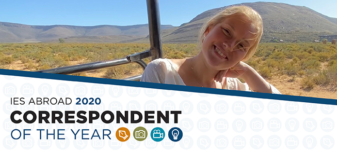 IES Abroad 2020 Correspondent of the Year Interview | IES Abroad